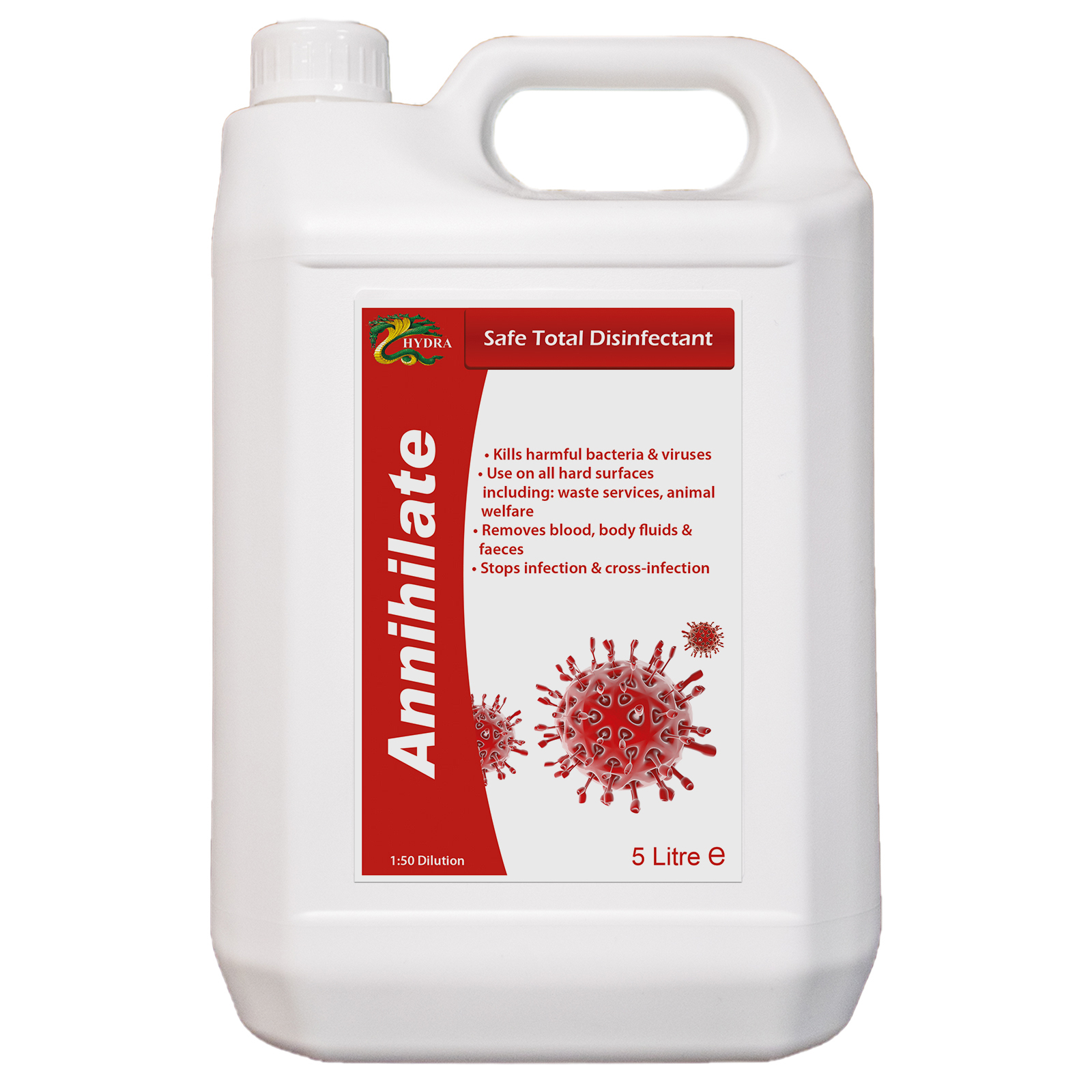 Hydra Annihilate Disinfectant For Waste Services | Order Now