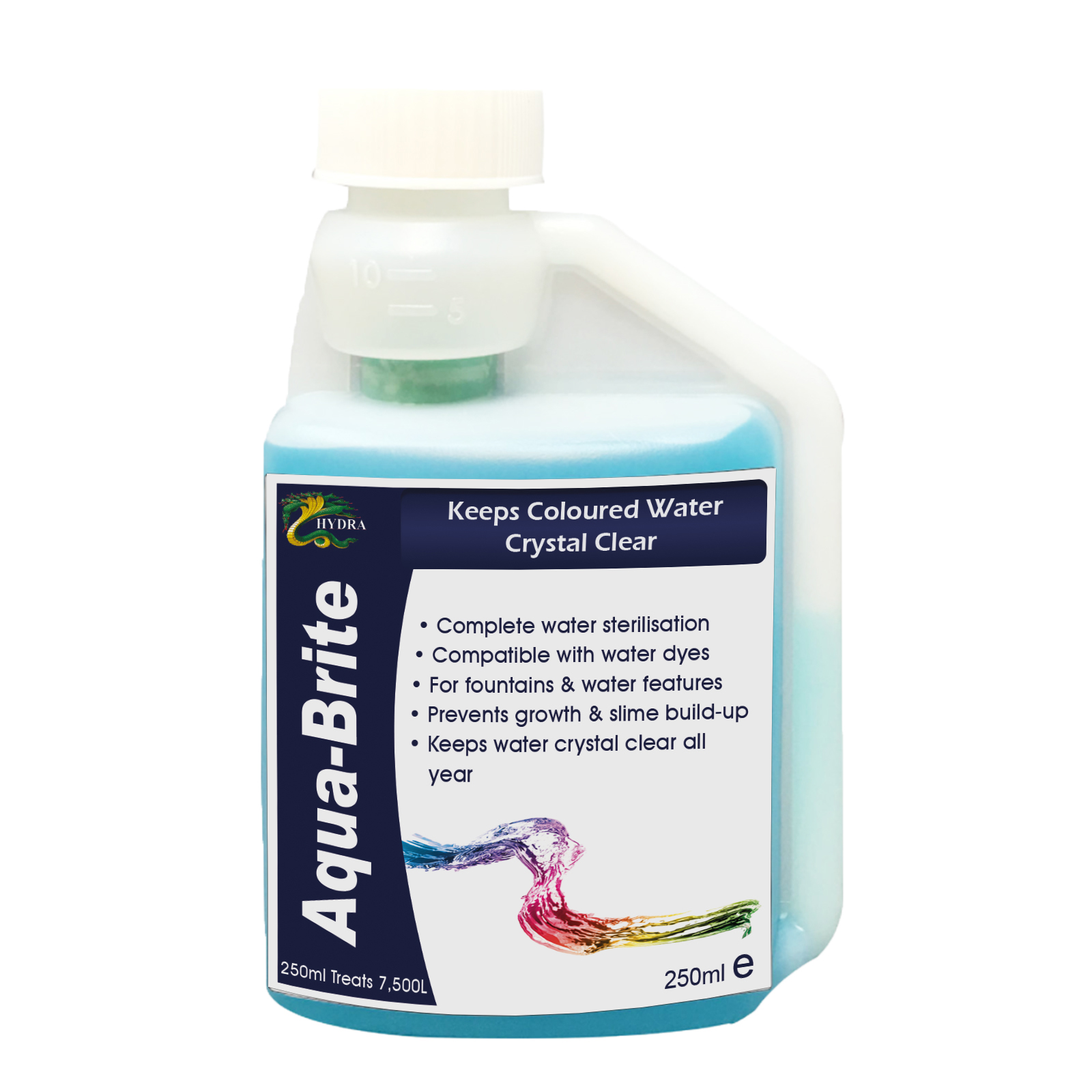 Hydra Aqua-Brite Keeps Dyed Water Clean & Sterile