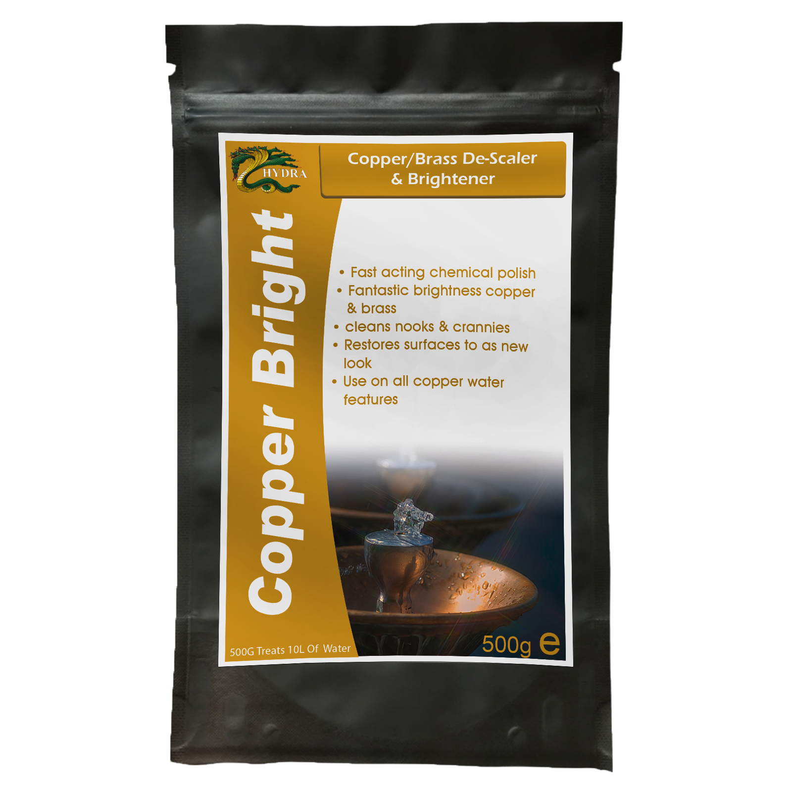 Fountains and Water Feature Hydra Copper Bright