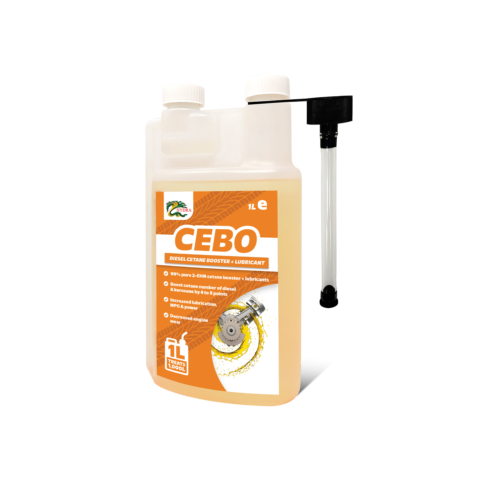 Cetane Booster | 2 EHN Fuel Additive | Hydra CEBO | Diesel Additive